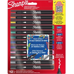 Books Kinokuniya: Sharpie Creative Acrylic Marker Set of 12-Blister ...