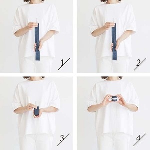 Books Kinokuniya: Shupatto minimal foldable bag | 20 x42cm | folded 4 ...