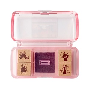 Books Kinokuniya: Mini Stamp Set w/ Peony Purple Ink Pad | Kiki's ...