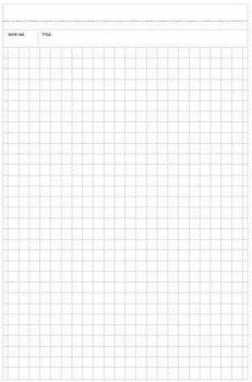 Books Kinokuniya: Mnemosyne A4 Notepad 5mm Grid Ruled Line - 70 sheets ...