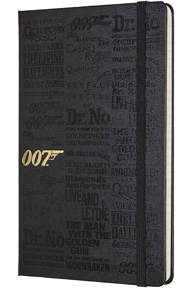 Books Kinokuniya: Moleskine Limited Edition James Bond Notebook | Hard ...