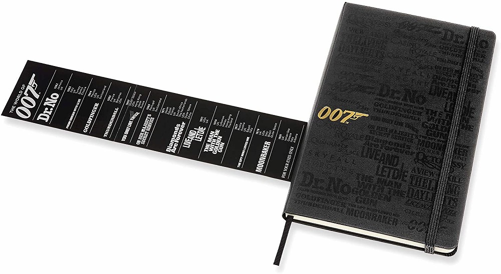 Books Kinokuniya: Moleskine Limited Edition James Bond Notebook | Hard ...
