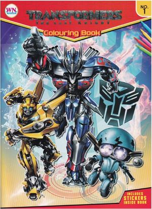 Books Kinokuniya: 1 Transformers Colouring Book Stickers / (8856652045539)