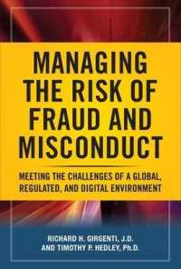 Books Kinokuniya: Managing the Risk of Fraud and Misconduct: Meeting ...