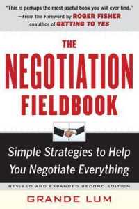 Books Kinokuniya: The Negotiation Fieldbook, Second Edition (2ND) / Lum ...