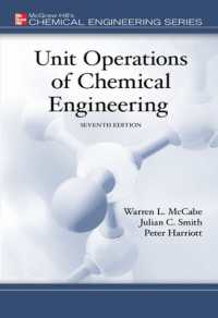 Books Kinokuniya: Unit Operations of Chemical Engineering (7TH) / McCabe, Warren/ Smith, Julian ...