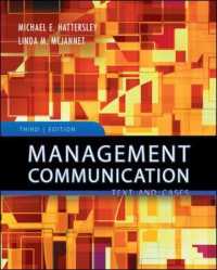 Books Kinokuniya: Management Communication : Principles and Practice ...