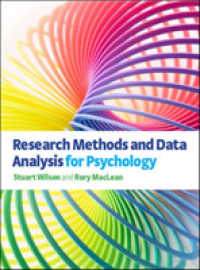 Books Kinokuniya: Research Methods and Data Analysis for Psychology ...