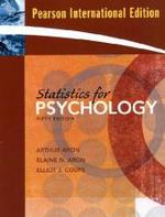 Books Kinokuniya: Statistics for Psychology 5/e (5th Pearson ...