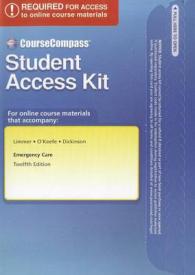 Books Kinokuniya: Emergency Care Coursecompass Student Access Code Card ...