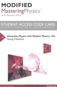 Books Kinokuniya: University Physics with Modern Physics Modified Masteringphysics with Pearson ...