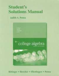 Books Kinokuniya: Student Solutions Manual for College Algebra : Graphs ...