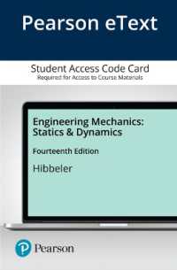 Books Kinokuniya: Engineering Mechanics Pearson Etext Access Card : Statics & Dynamics (14 PSC ...