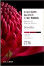 Books Kinokuniya: Australian Taxation Study Manual : Questions and ...