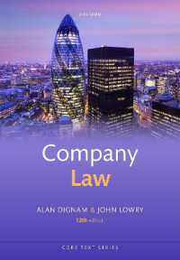Books Kinokuniya: Company Law (Core Texts Series) (12TH) / Dignam, Alan ...