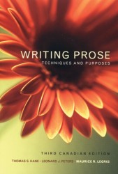 Books Kinokuniya: Writing Prose : Techniques and Purposes, Canadian ...