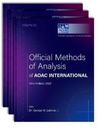 Books Kinokuniya: Official Methods of Analysis of AOAC INTERNATIONAL ...