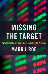 Books Kinokuniya: Missing the Target : Why Stock-Market Short-Termism ...