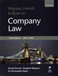 Books Kinokuniya: Mayson, French & Ryan on Company Law 2015-2016 (32nd ...