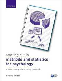 Books Kinokuniya: Starting Out in Methods and Statistics for Psychology ...