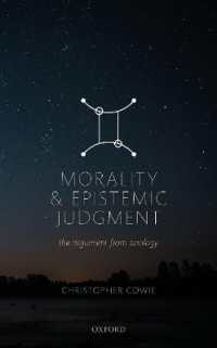 Books Kinokuniya: Morality and Epistemic Judgement : The Argument from ...