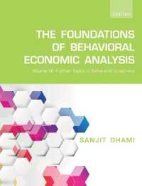Books Kinokuniya: The Foundations of Behavioral Economic Analysis ...
