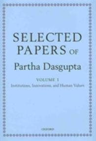 Books Kinokuniya: Selected Papers of Partha Dasgupta : Volume I ...