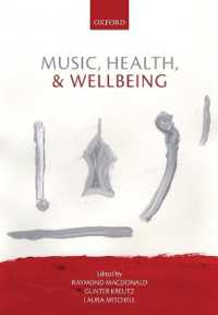 Books Kinokuniya: Music, Health, and Wellbeing / MacDonald, Raymond ...