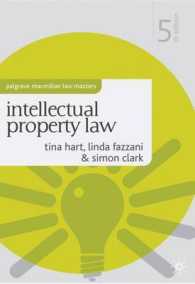Books Kinokuniya: Intellectual Property Law (Palgrave Macmillan Law ...
