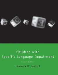 Books Kinokuniya: Children with Specific Language Impairment (Language, Speech, and ...