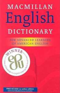 Books Kinokuniya: Macmillan English Dictionary for Advanced Learners ...