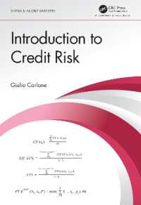 Books Kinokuniya: Introduction to Credit Risk (Chapman & Hall/crc ...