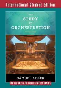 Books Kinokuniya: Study of Orchestration (ISE) (4TH) / Adler, Samuel ...