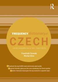 Books Kinokuniya: A Frequency Dictionary of Czech : Core Vocabulary for Learners (Routledge ...