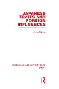 Books Kinokuniya: Japanese Traits and Foreign Influences (Routledge ...