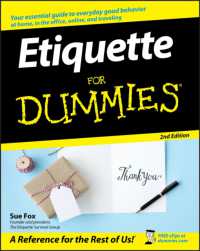 Books Kinokuniya: Etiquette for Dummies (For Dummies (Psychology & Self ...