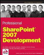 Books Kinokuniya: Professional Sharepoint 2007 Development / Holliday, John/ Alexander, John ...