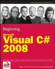 Books Kinokuniya: Beginning Microsoft Visual C# 2008 / Watson, Karli ...