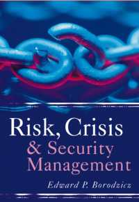 Books Kinokuniya: Risk, Crisis and Security Management / Borodzicz ...