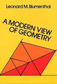 Books Kinokuniya: Modern View of Geometry / Blumenthal, Leonard M ...