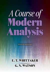 Books Kinokuniya: Course of Modern Analysis : Third Edition / Whittaker ...