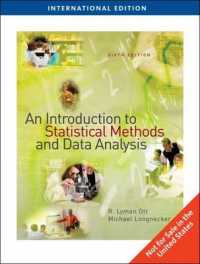 Books Kinokuniya: Introduction to Statistical Methods and Data Analysis -- Paperback ...