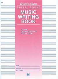 Books Kinokuniya: 12 Stave Music Writing Book (9 x 12) / Alfred Music ...