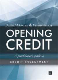 Books Kinokuniya: Opening Credit: A Practitioner's Guide to Credit ...