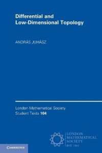 Books Kinokuniya: Differential and Low-Dimensional Topology (London Mathematical Society Student ...