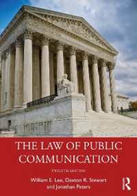 Books Kinokuniya: The Law of Public Communication (12TH) / Lee, William ...