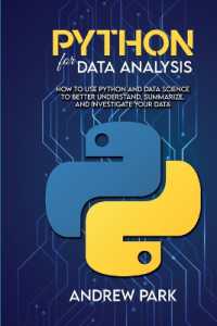 Books Kinokuniya: Python for Data Analysis : How to Use Python and Data Science to Better ...
