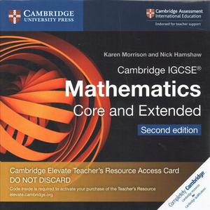 Books Kinokuniya: Cambridge Igcse Mathematics Core and Extended ...