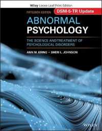 Books Kinokuniya: Abnormal Psychology : The Science and Treatment of ...