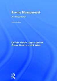 Books Kinokuniya: Events Management : An Introduction (2ND) / Bladen ...